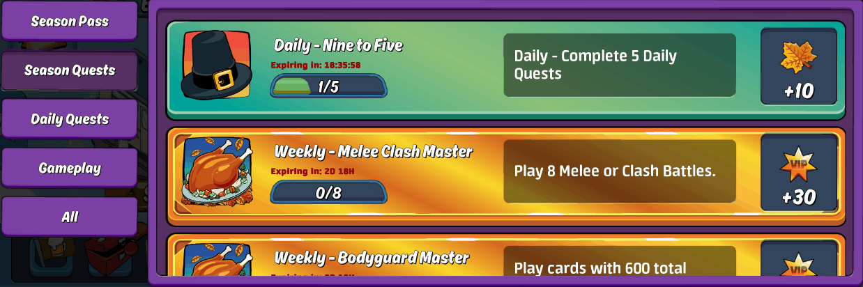 Quests, Player Level, and Experience Points (XP) – Animation Throwdown ...