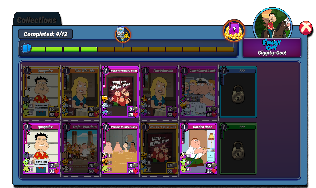 Card Collections – Animation Throwdown: The Quest For Cards